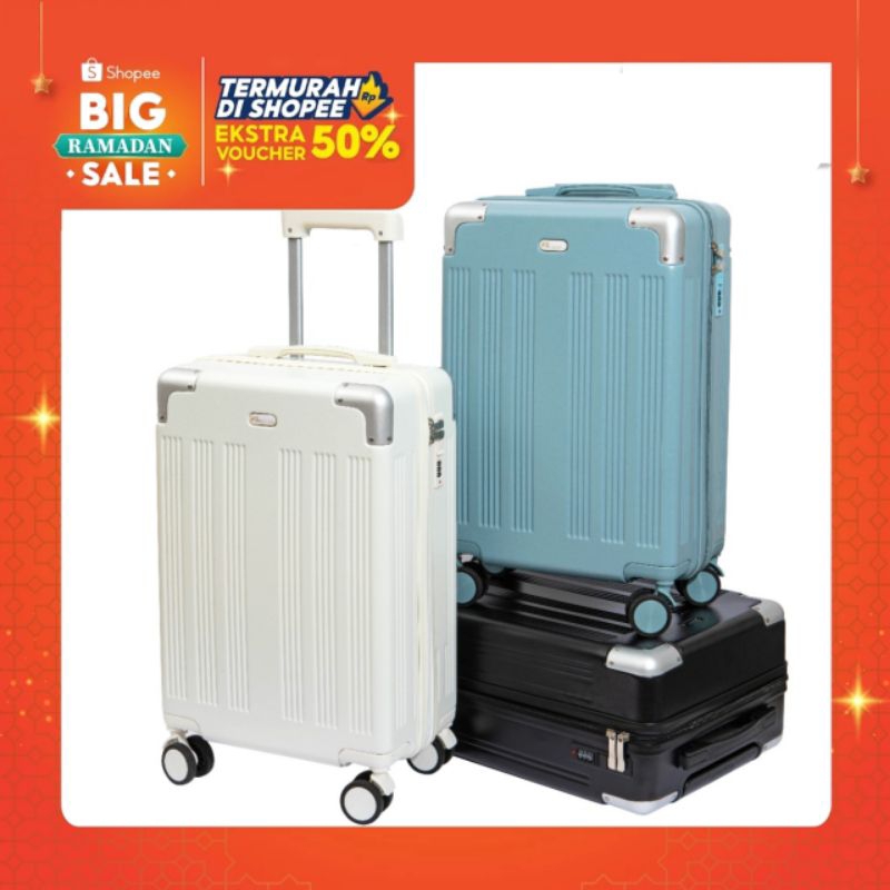 Jual KOPER ZIPPER DESAIN BARU USB CHARGER KOPER TRAVEL MODIS 20/24/28 ...