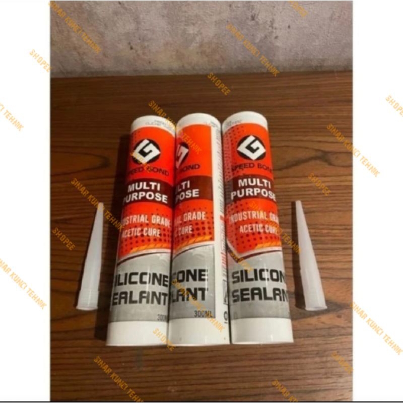 Jual Lem Kaca Botol SPEED BOND Black, White, Clear / Lem Sealant ...