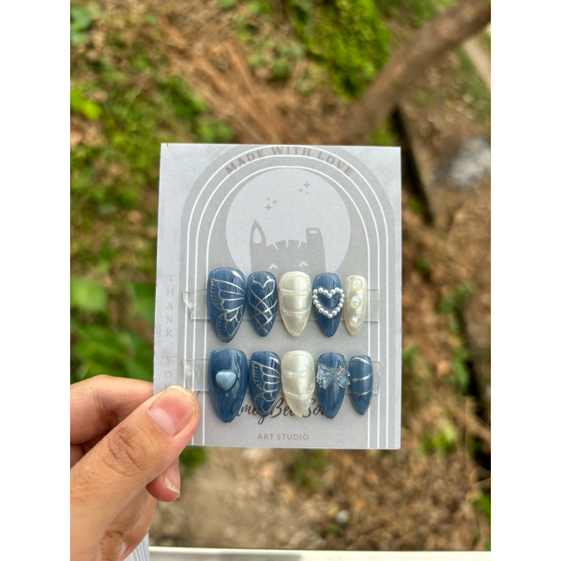 Jual PRESS ON NAILS [PO CUSTOM SIZE] Y2K NAIL ART DESAIN by AMEY ...