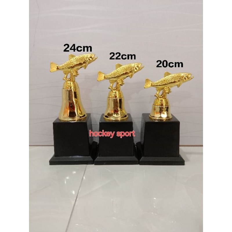 Jual Trophy Piala IKAN 1 SET 123 Murah Costum Tulisan ( LESER ...