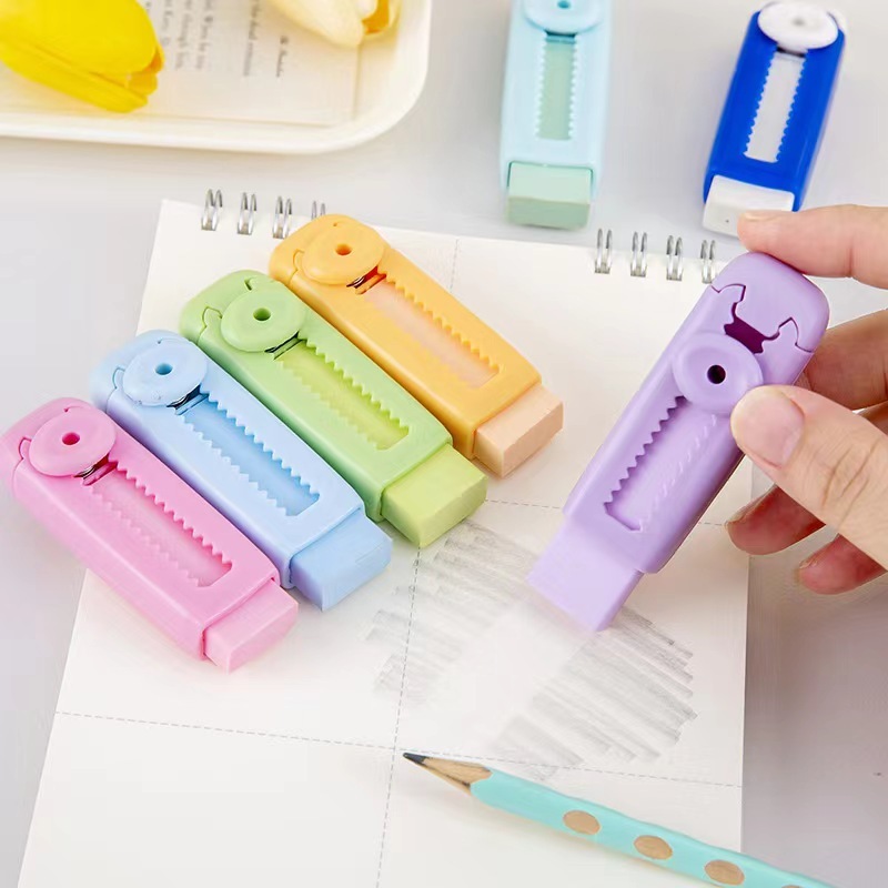 Jual Colorful Sliding Eraser / Penghapus Geser Warna / Penghapus ...