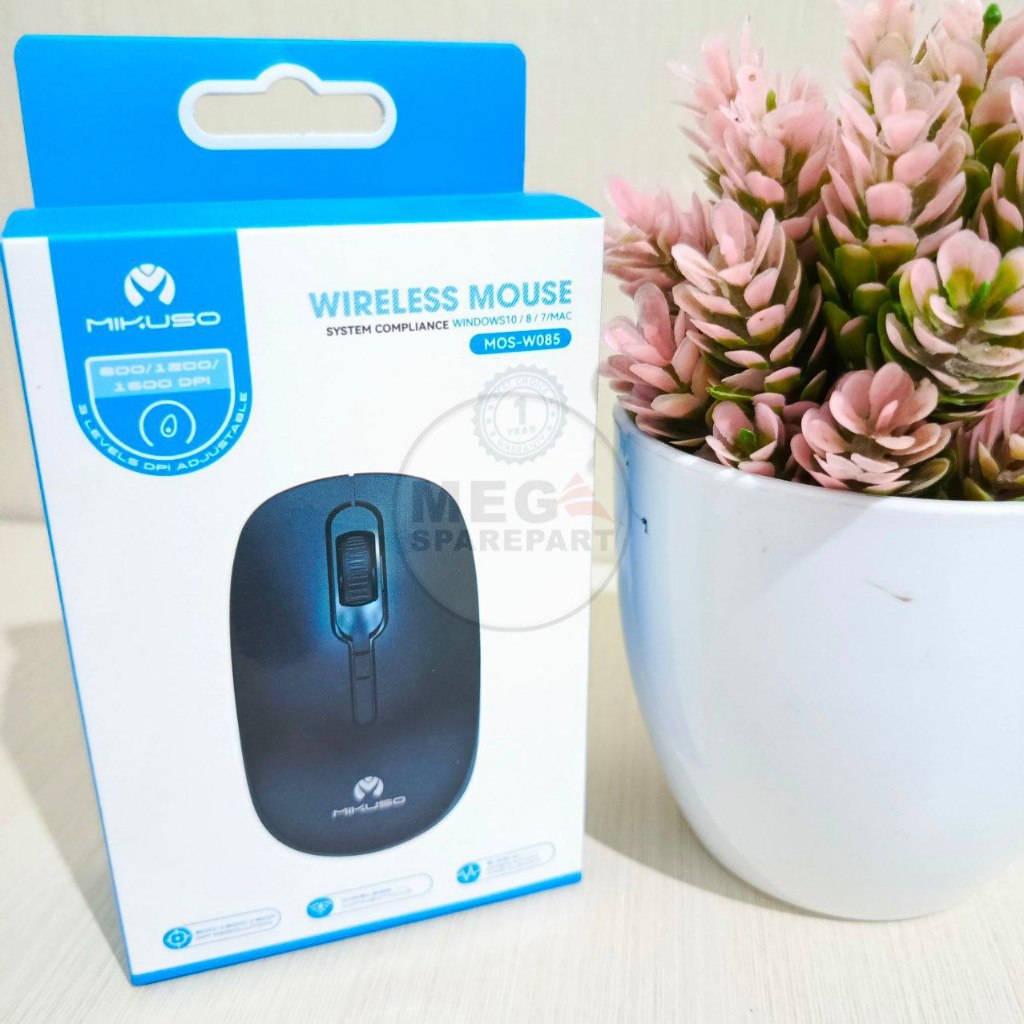 Jual Mouse Wireless Mikuso W085 100% Original | Shopee Indonesia