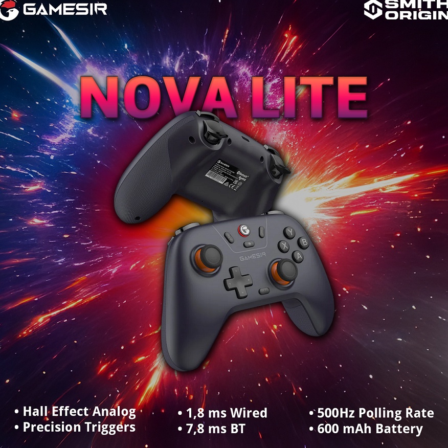 Jual GAMESIR T4 Nova Lite Gamepad Game Controller Hall Effect Joystick m G2D8 | Shopee Indonesia