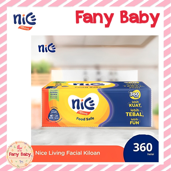 Jual NICE LIVING FACIAL SOFT PACK 360'S | Shopee Indonesia