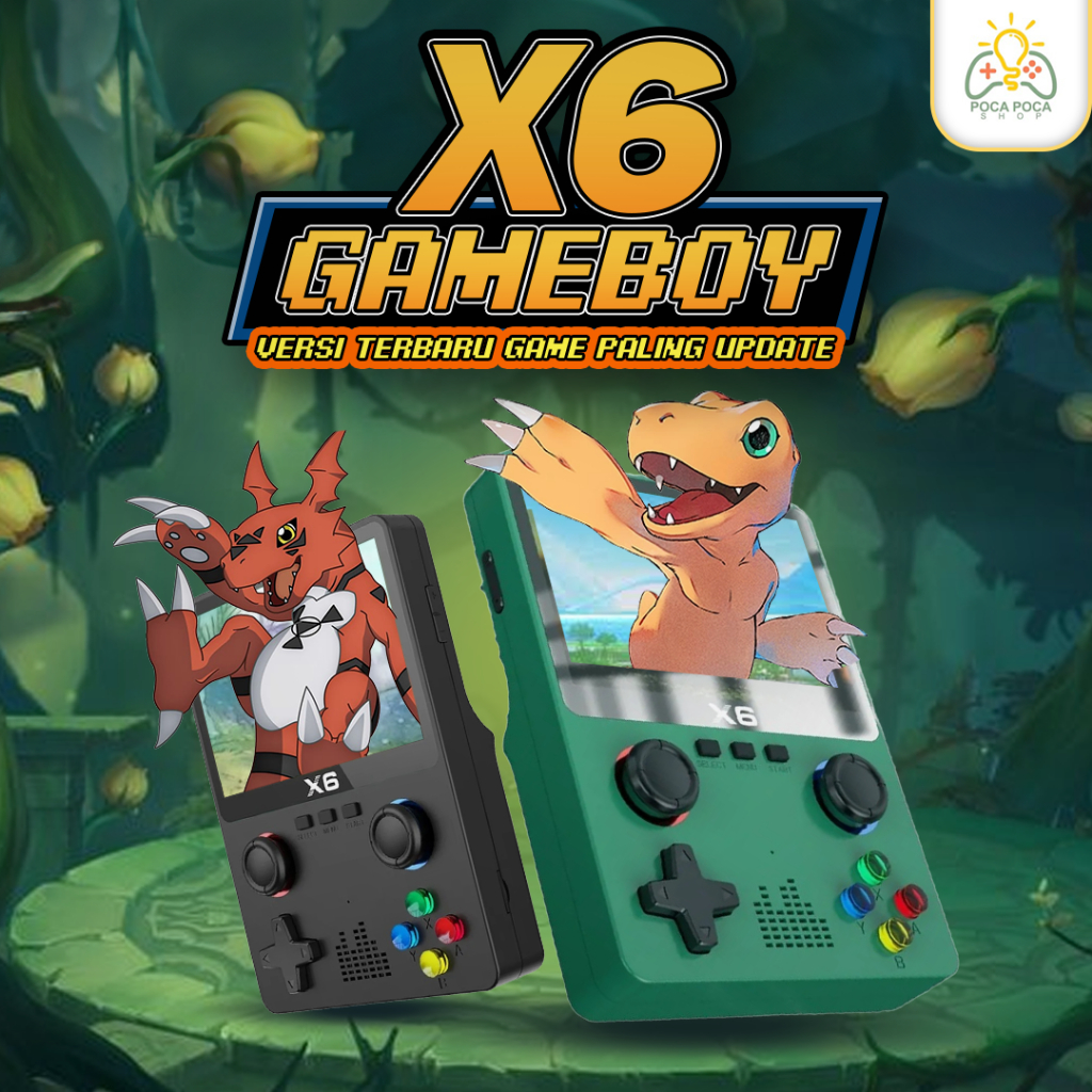 Jual Gameboy konsol X6 Game Console Ribuan Games Versi Terbaru Game ...