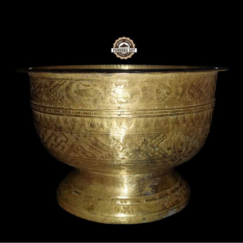 Jual Bokor kuningan ukir lawas ( B515 ) | Shopee Indonesia
