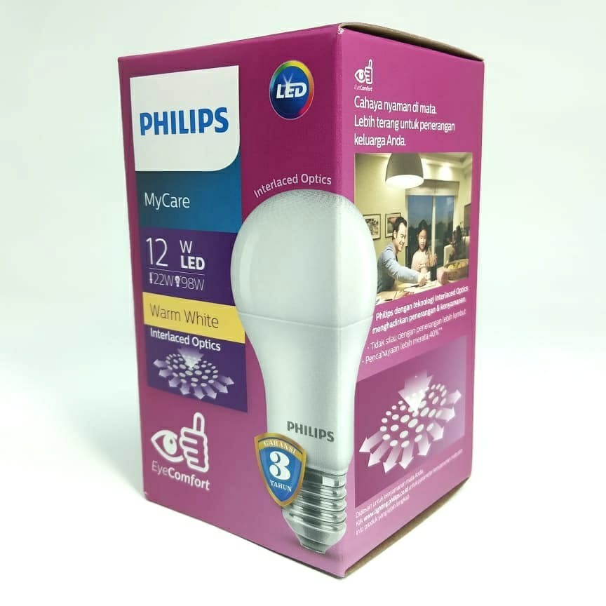 Jual Lampu Philips LED MyCare 12 w 12 w 12 watt 12watt - kuning warmwhite | Shopee Indonesia