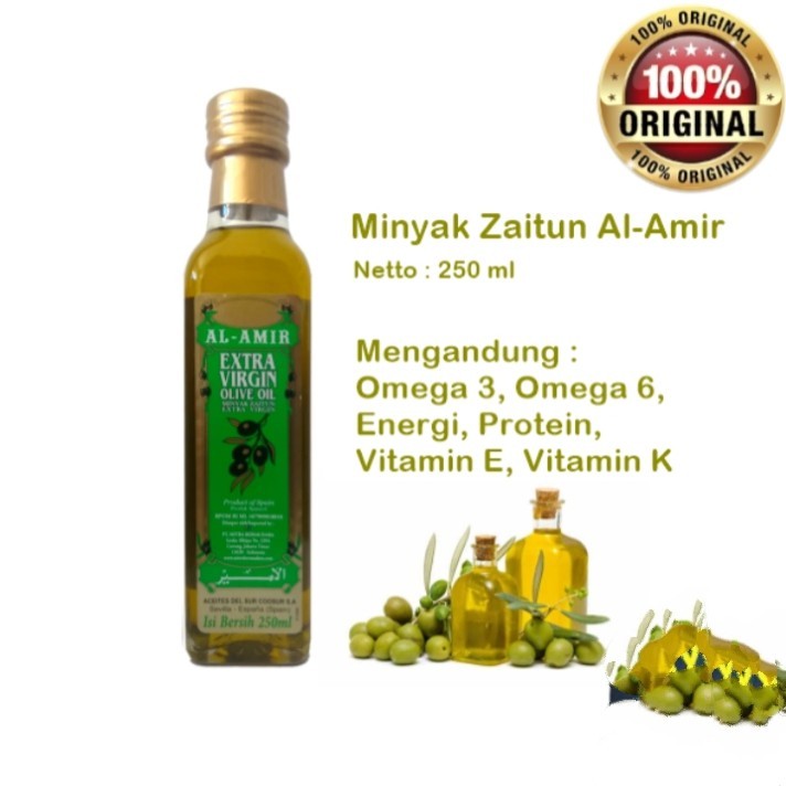 Jual Minyak Zaitun Al Amir Extra Virgin Olive Oil 100% [ ORIGINAL ...