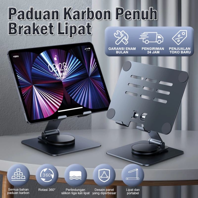 Jual [ SKS ] COD HOLDER L003 phone Tablet Stand Holder Aluminium metal ...