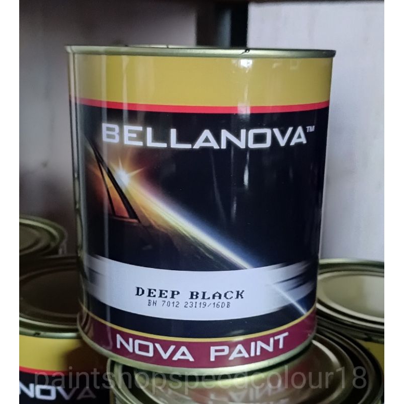 Jual CAT PU BELLANOVA DEEP BLACK HITAM PEKAT | CAT POLYURETHANE ( PU ...