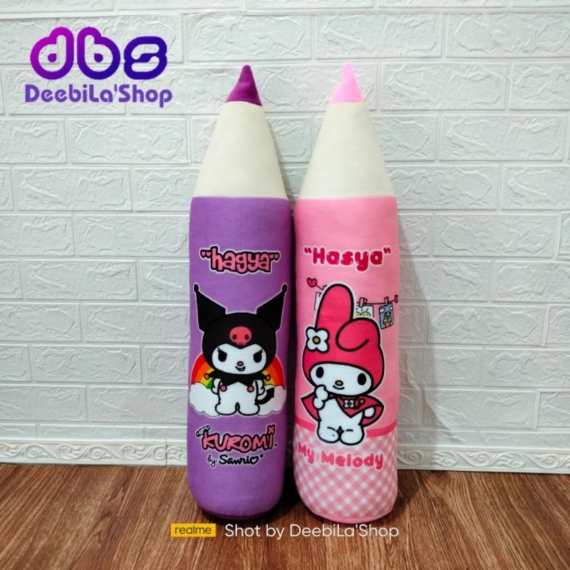 Jual GULING KARAKTER KUROMI MELODY CINNAMOROLL CUSTOM NAMA / GULING ...