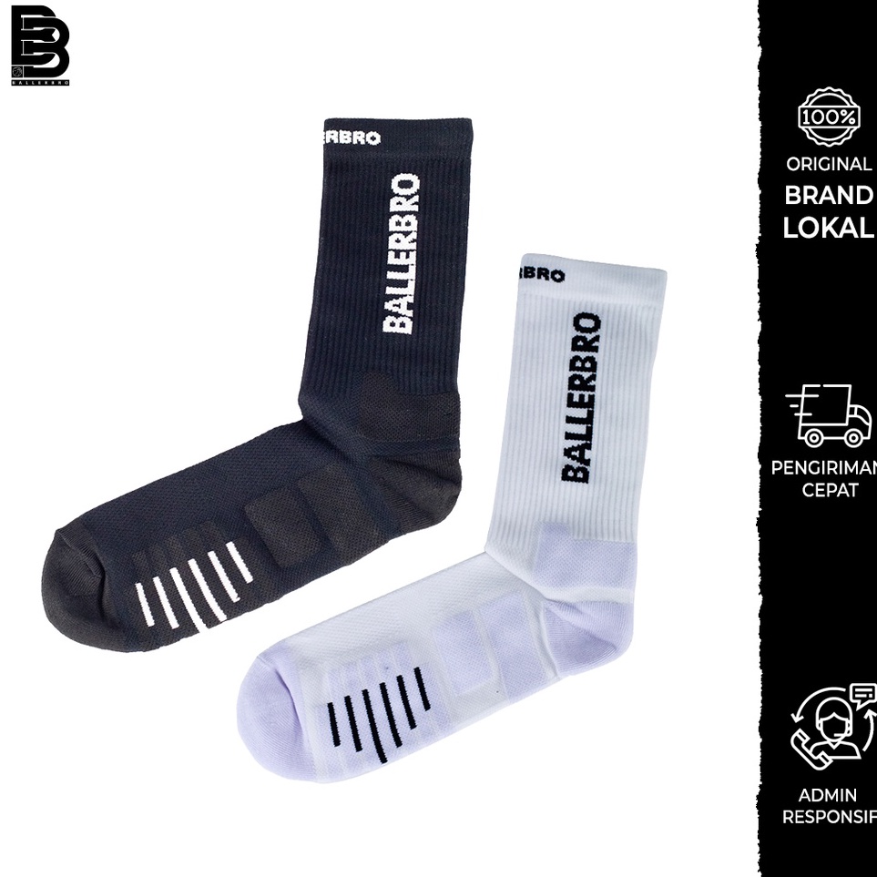 Jual Kaos Kaki Basket BALLERBRO Tebal KODE B8A4 | Shopee Indonesia