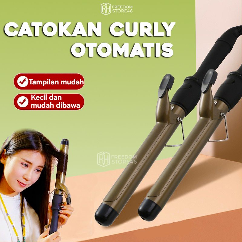 Jual Catok Rambut Hair Curler Curly Catokan Rambut Curly Keriting Profesional Bagus Murah ...