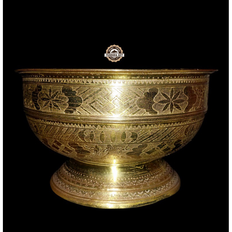 Jual Bokor kuningan ukir KUNO CANTIK ( B529 ) | Shopee Indonesia