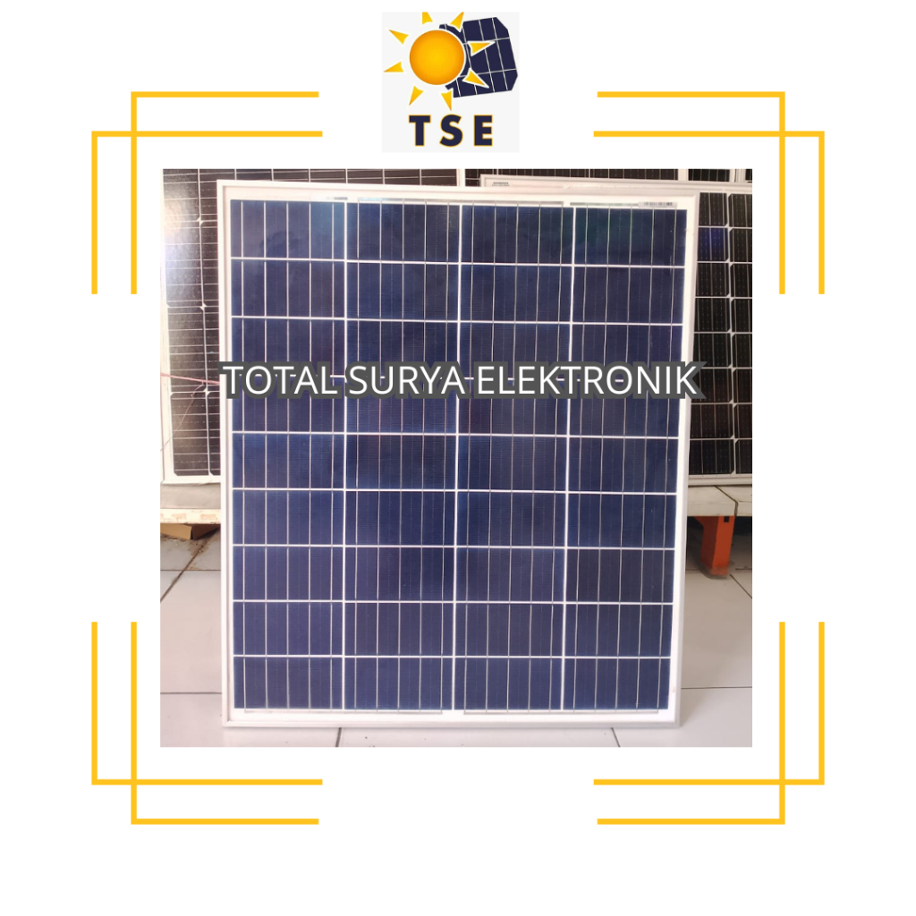 Jual PANEL SURYA / SOLAR PANEL / SOLAR CELL SSERIES 80WP POLY | Shopee ...