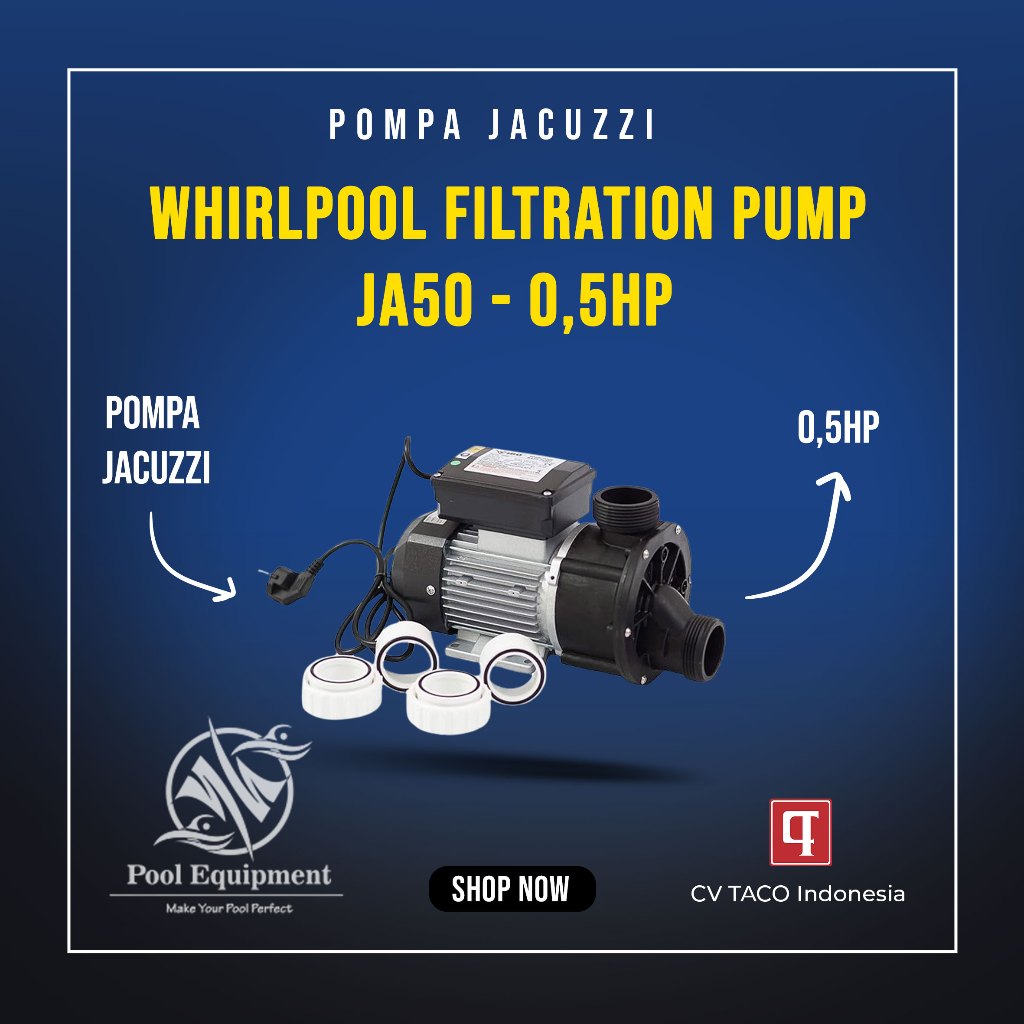 Jual Whirlpool Filtration Pump Jacuzzi Spa - JA50 0.5HP | Shopee Indonesia