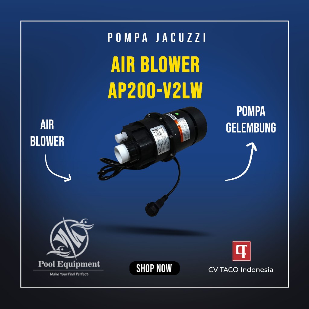 Jual Air Blower Jacuzzi Spa AP200-V2LW | Shopee Indonesia