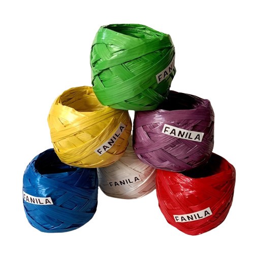 Jual tali rumput jepang tali rafia warna warni tanggung | Shopee Indonesia