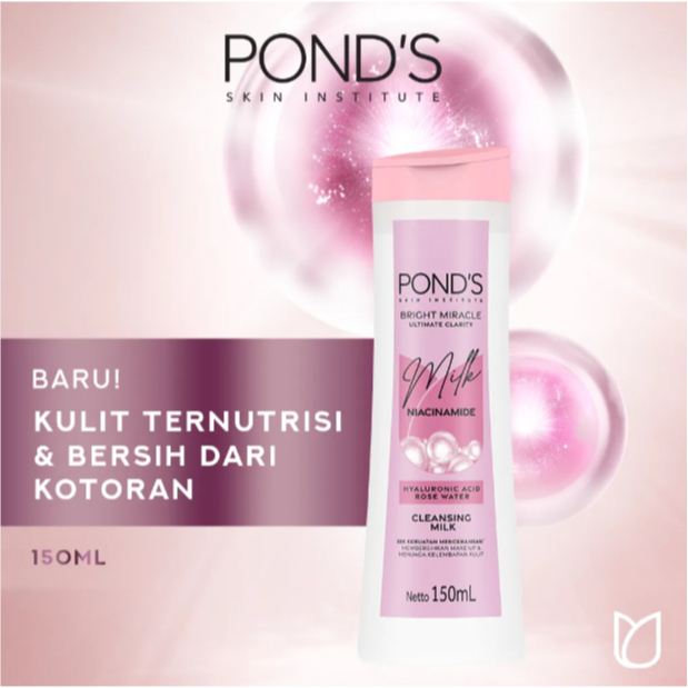 Jual AS Ponds White Beauty Cleansing Milk Bright Miracle Pembersih Wajah With Niacinamide ...