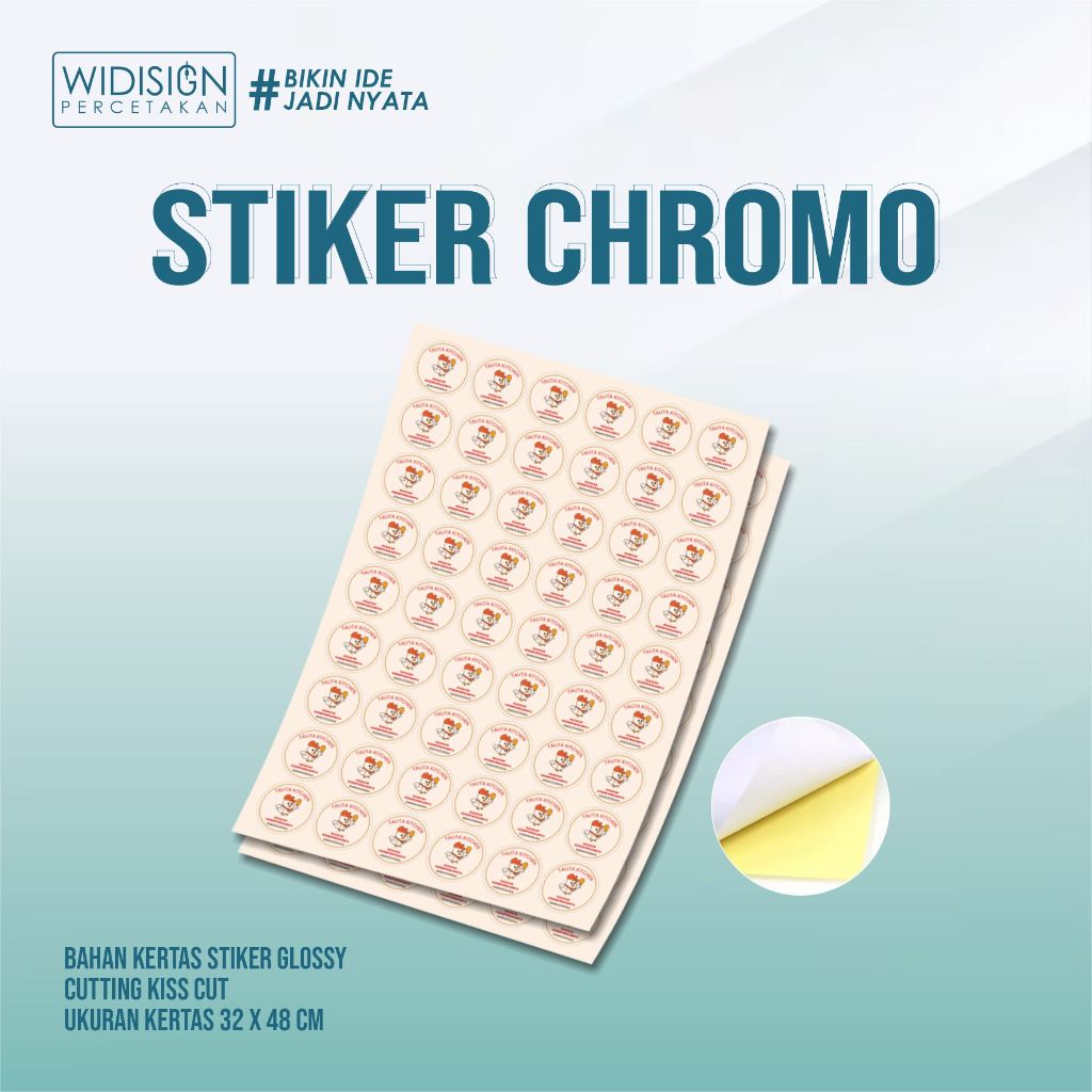 Jual STIKER | LABEL KEMASAN PRODUK | BAHAN KERTAS | STIKER CHROMO ...