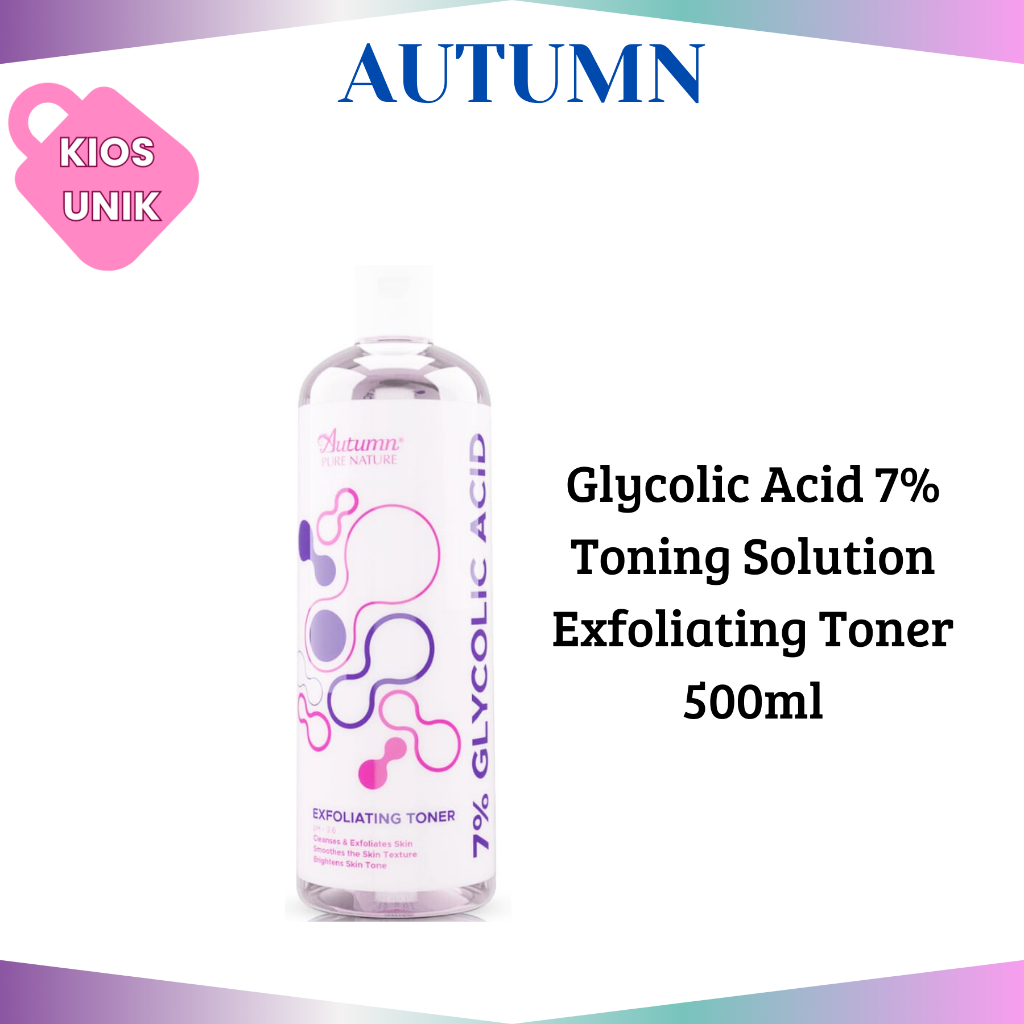 Jual Autumn Glycolic Acid 7% Toning Solution Exfoliating Toner 500ml ...