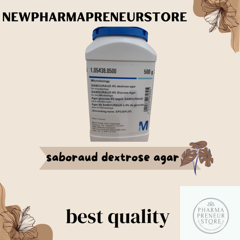Jual SABOURAUD DEXTROSE AGAR / SDA PER 100 GRAM DAN 50 GRAM MEDIA ...