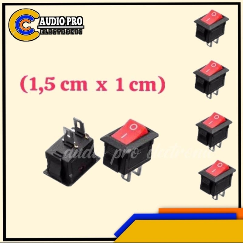 Jual SWITCH MINI 2PIN MERAH ON OFF | Shopee Indonesia