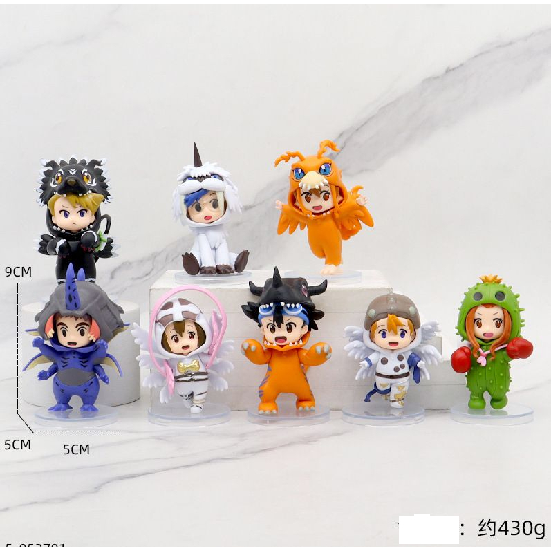 Jual Action Figure Digimon Chibi Set ver 1 isi 8 | Shopee Indonesia