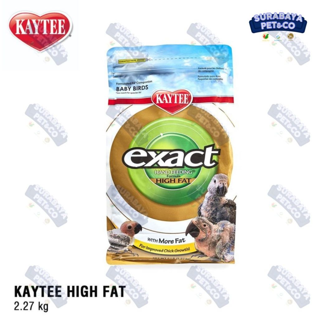 Jual Kaytee Exact High Fat 2.27 KG Hand Feeding Formula Lolohan Burung ...