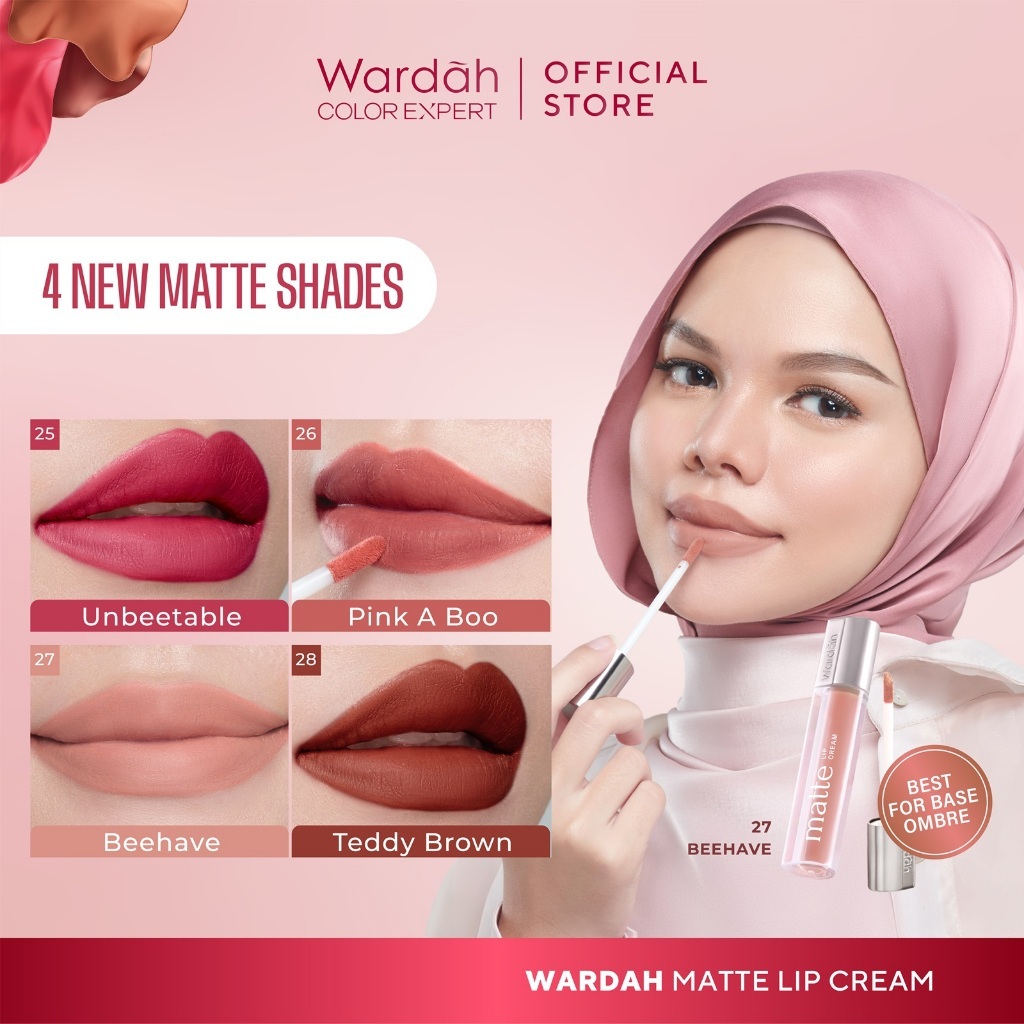 Jual Wardah Exclusive Matte Lip Cream | Wardah Matte Lip Cream | Shopee ...