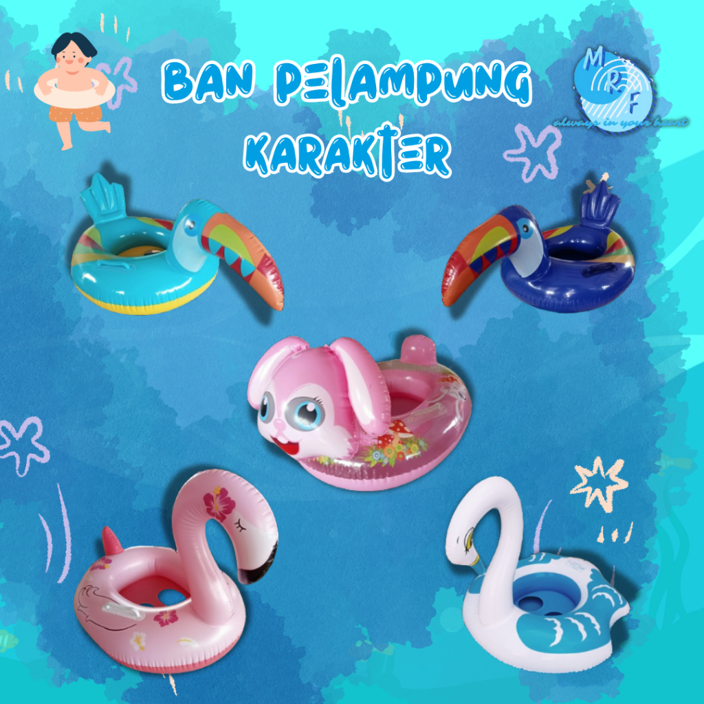 Jual Pelampung Ban Renang Anak Karakter Ban Pelampung Renang Anak Bebek ...