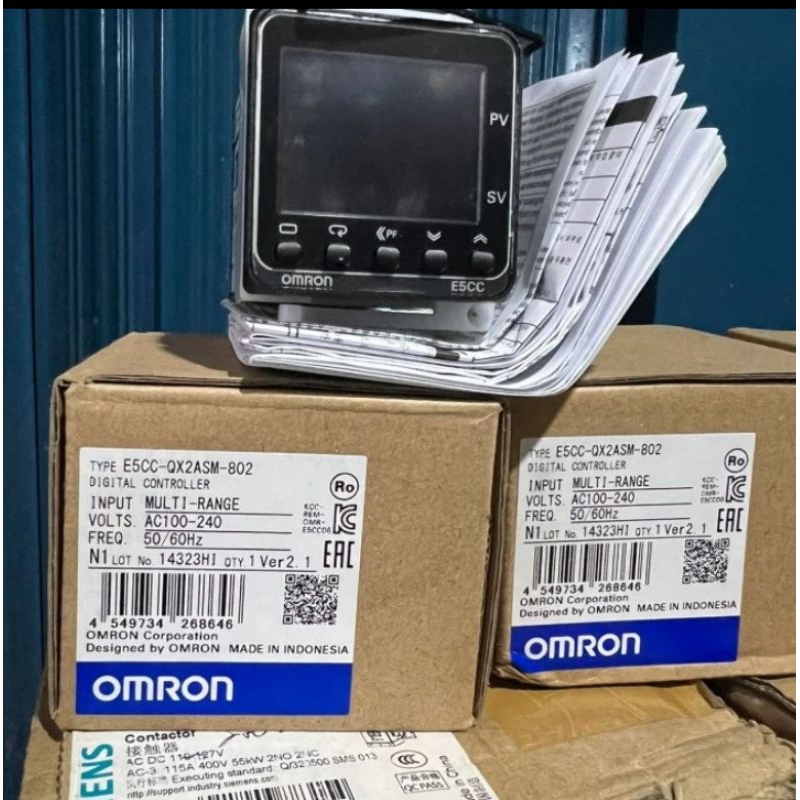 Jual TEMPERATUR CONTROLLER OMRON E5CC-RX2ASM-802 ORIGINAL ASLI | Shopee Indonesia