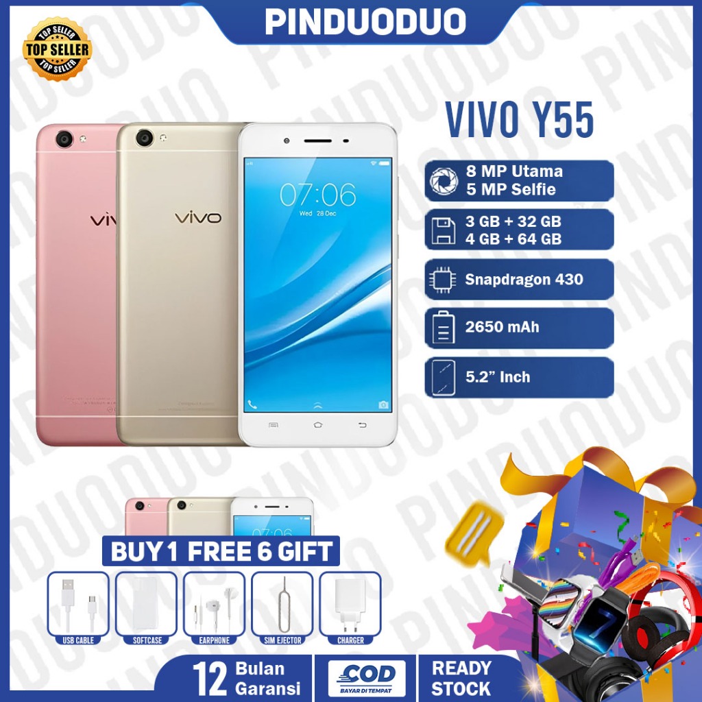 Jual VIVO Y66 4/64GB Bergaransi | Shopee Indonesia