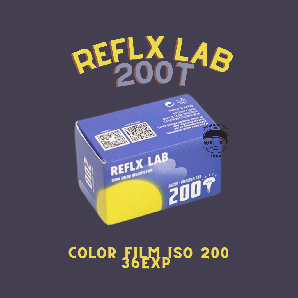 Jual Reflx Lab 200T Roll Film 35mm ISO 200 36exp Color Negative Film ...