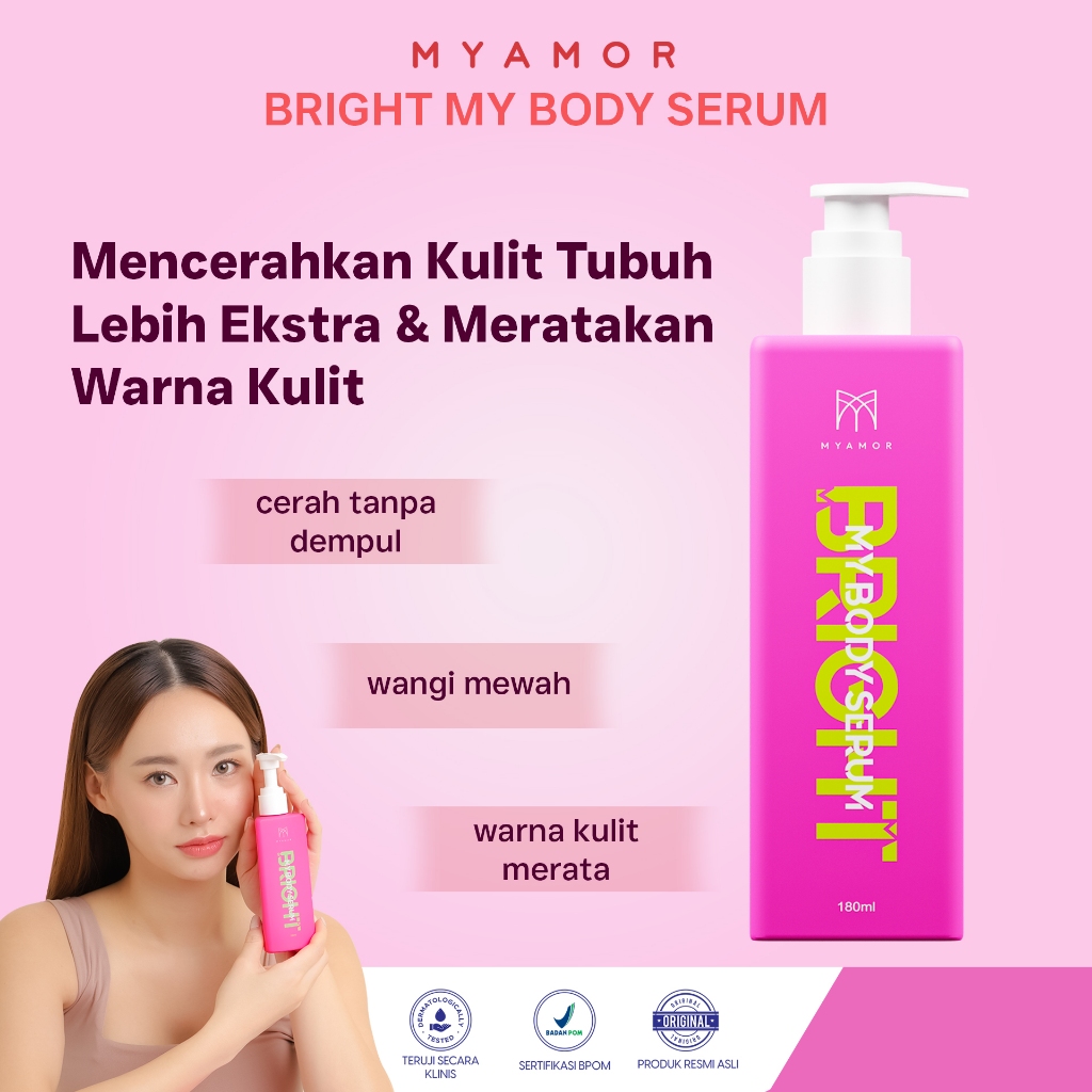 Jual MORLAB - Myamor Bright My Body Serum | Shopee Indonesia