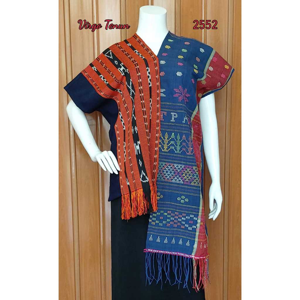 Jual RTW 2552 Top tenun Bajawa NTT mixed ulos sadum Batak | Shopee Indonesia