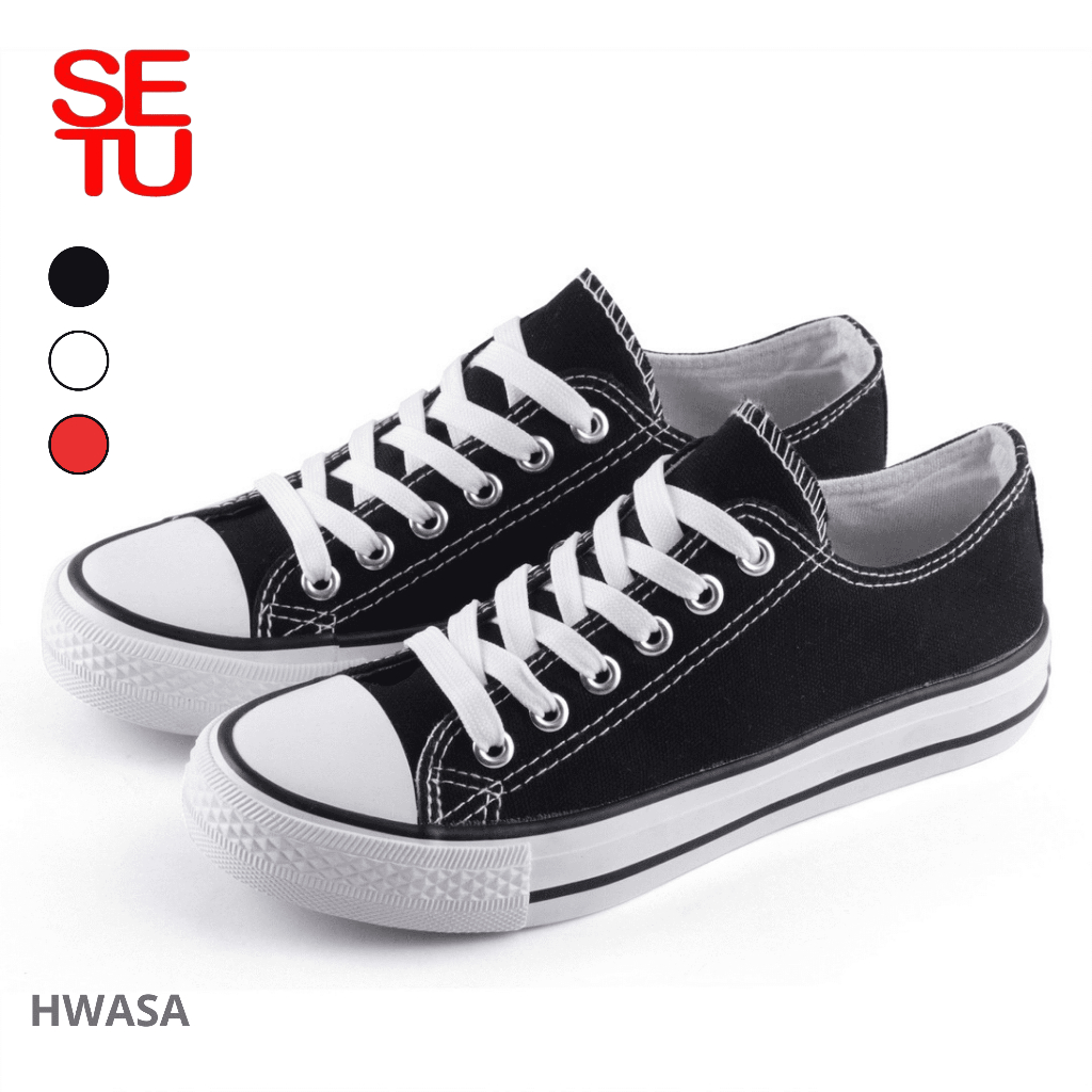 Jual SETU Hwasa Free Kotak Sepatu Sneakers Wanita Korean Style 045 ...