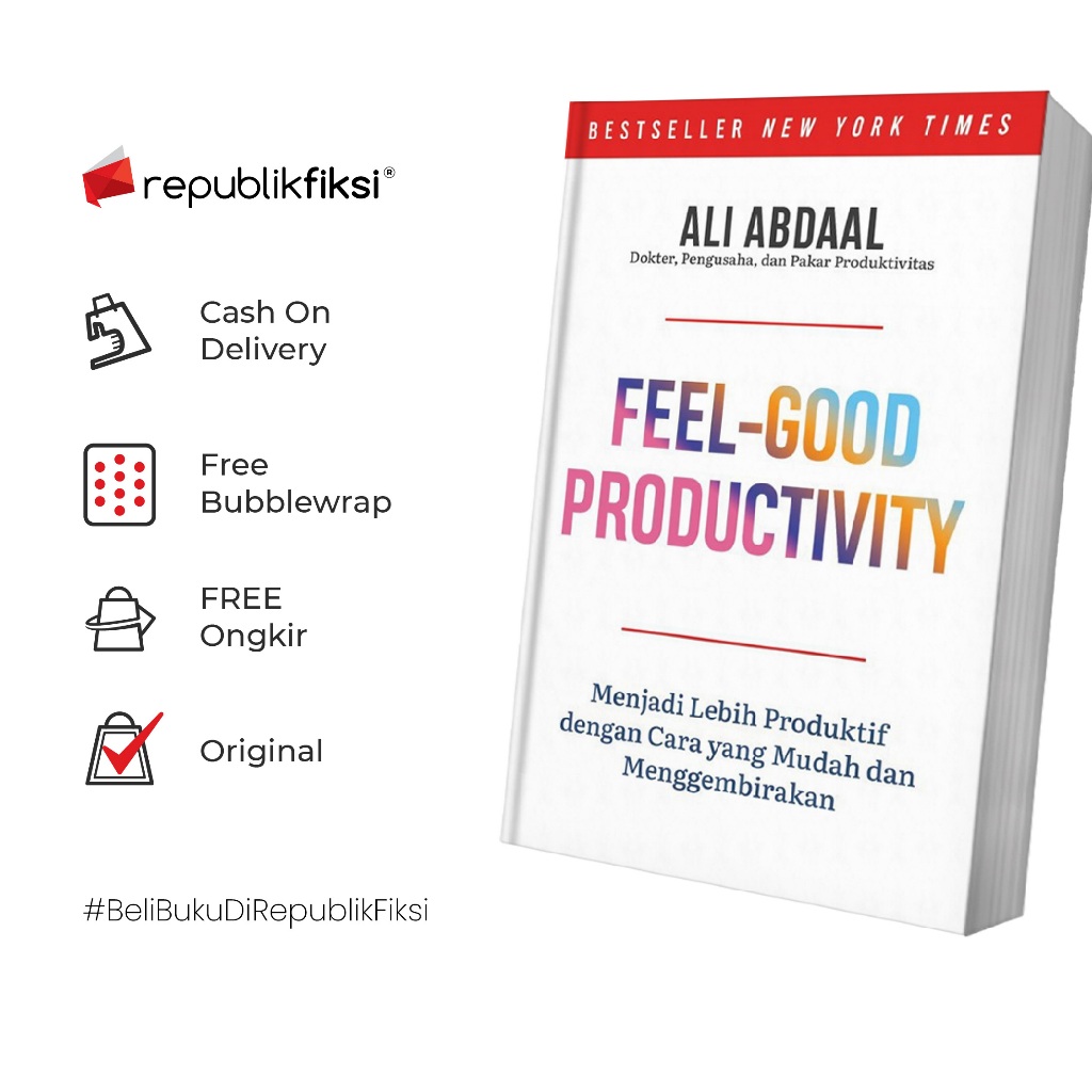 Jual Buku Feel-Good Productivity - Ali Abdaal - Gemilang | Shopee Indonesia