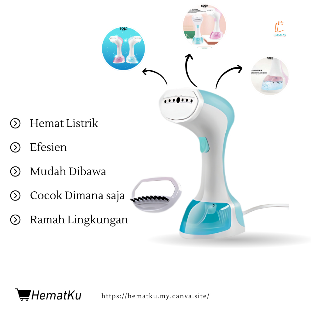 Jual Setrika Uap Portable - Setrika Genggam Praktis | Shopee Indonesia