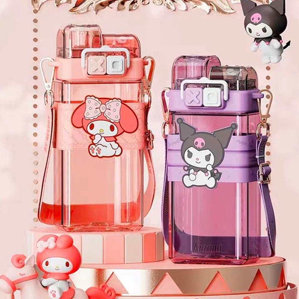 Jual BOTOL MINUM DUAL FUNGSI TRITAN KARAKTER MELODY CINNAMOROLL KUROMI POMPOMPURIN LOTSO 520ML ...