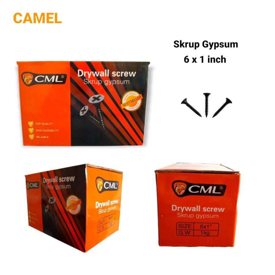 Jual Skrup Gypsum Plafon Pvc camel baut | Shopee Indonesia