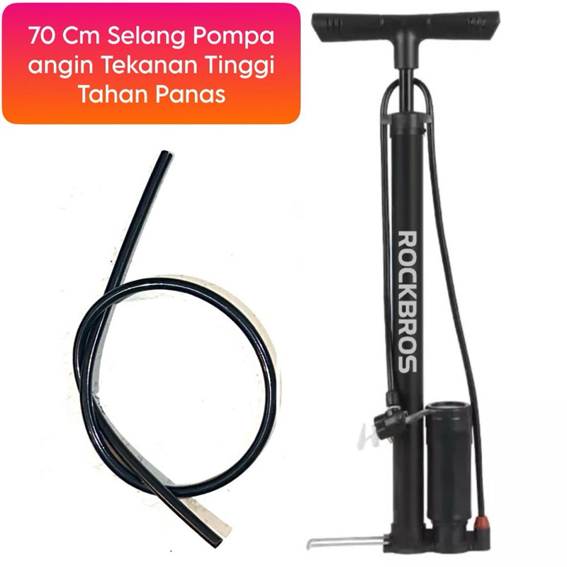 Jual 1 Pcs Selang Pompa Angin panjang 70 cm Bertekanan Tinggi Kuat dan ...