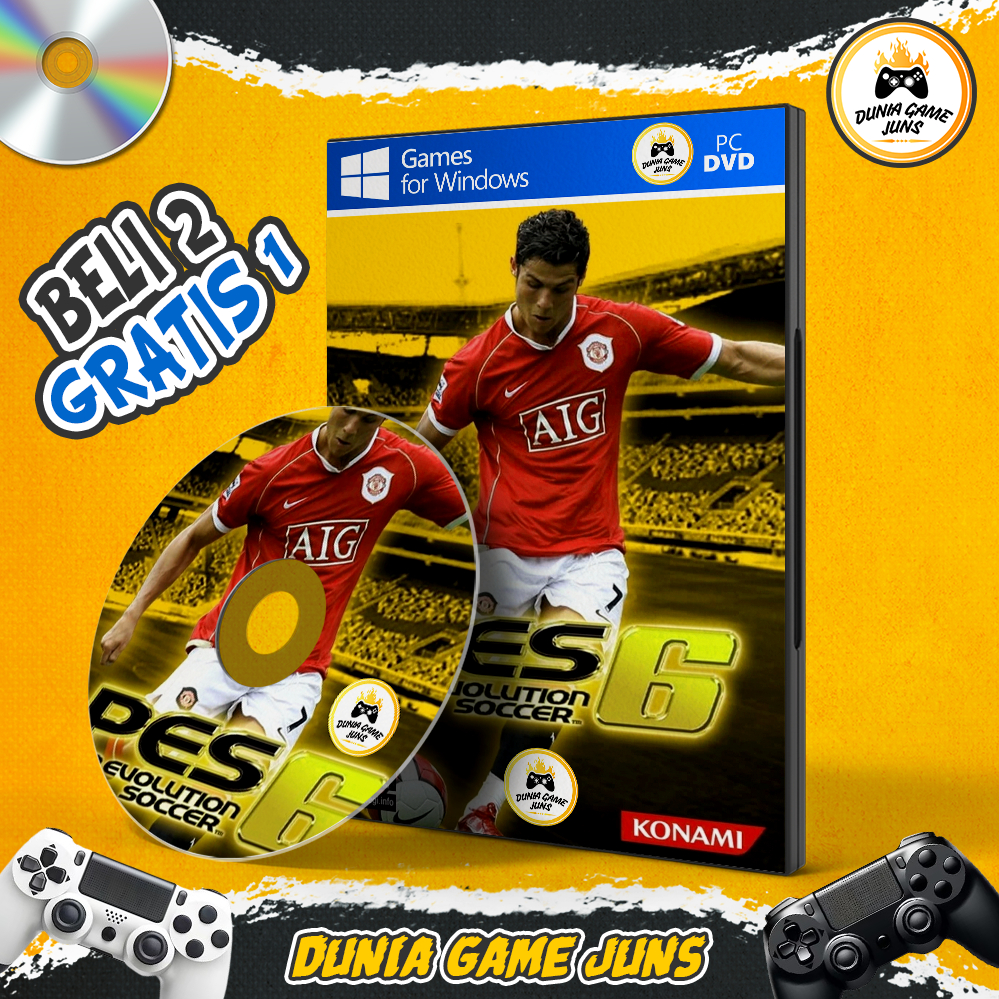 Jual PES 6 | Pro Evolution Soccer 6 | CD/DVD | Game Sport & Football ...