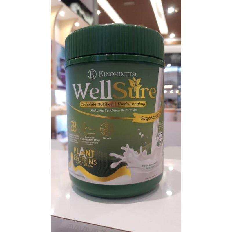Jual KINOHIMITSU WELLSURE SUGABALANCE 850 GRAM SUSU DIABETES ORIGINAL ...