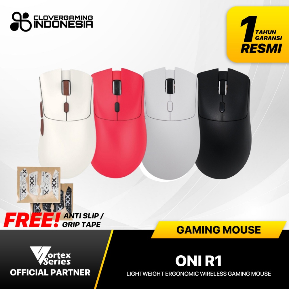Jual Vortexseries ONI R1 R1 Wireless Gaming Mouse Lightweight Ergonomic ...