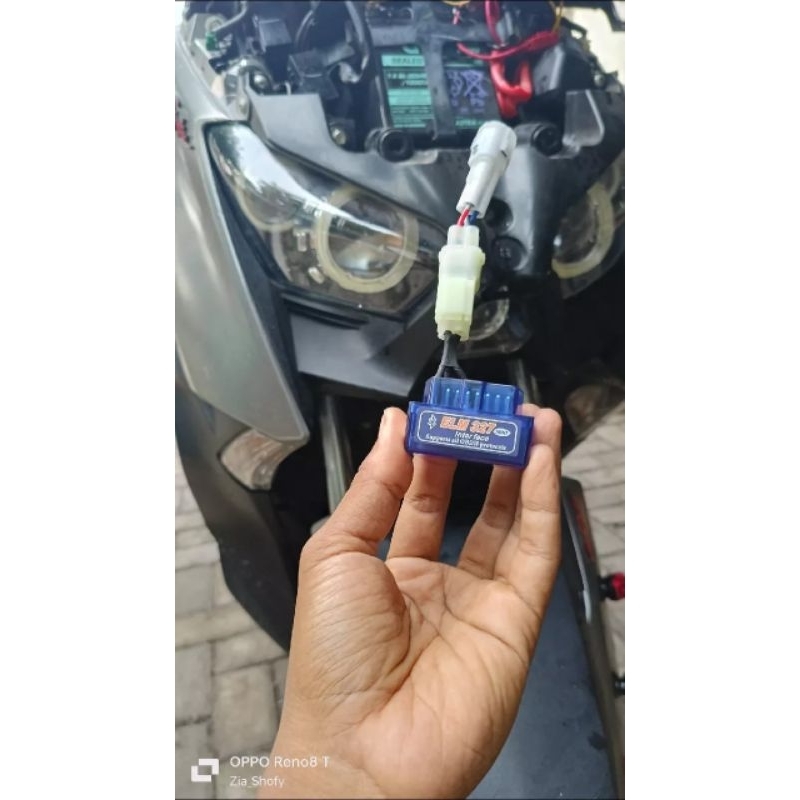 Jual Scanner OBD2 Scan Ecu motor Bluetooth Simpel Type HONDA | Shopee ...