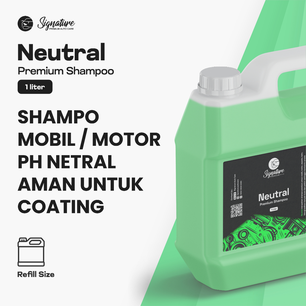 Jual Signature - Neutral ( pH Neutral Shampoo ) Gallon 1 Liter Sabun ...