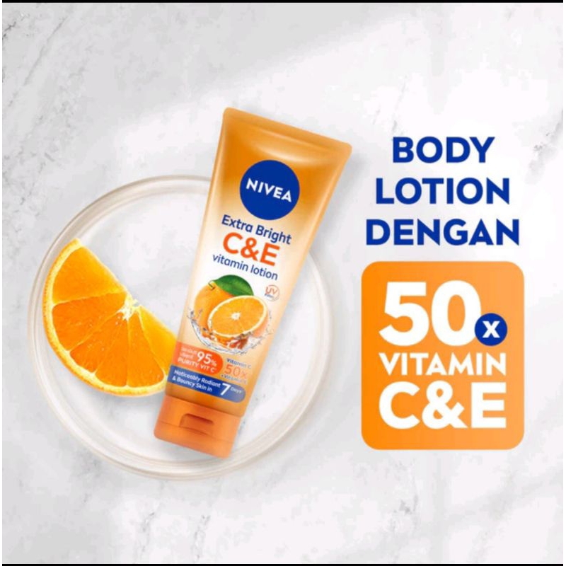 Jual Nivea Body Lotion Extra Bright C&E Vitamin Lotion 180ml - Mencerahkan & Kulit kenyal dalam ...
