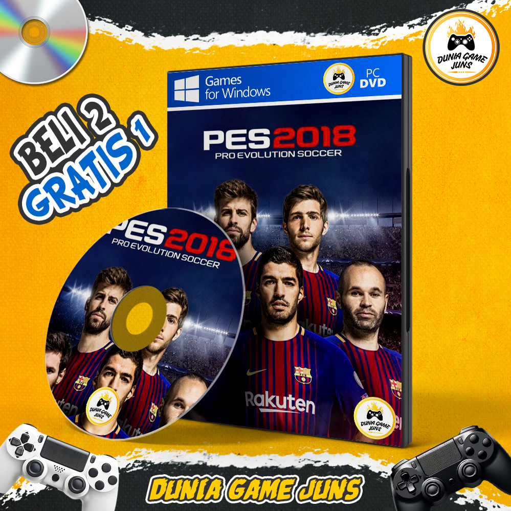 Jual PES 2018 | Pro Evolution Soccer 2018 | CD/DVD | Game Sport & Football | Game PC/Komputer ...