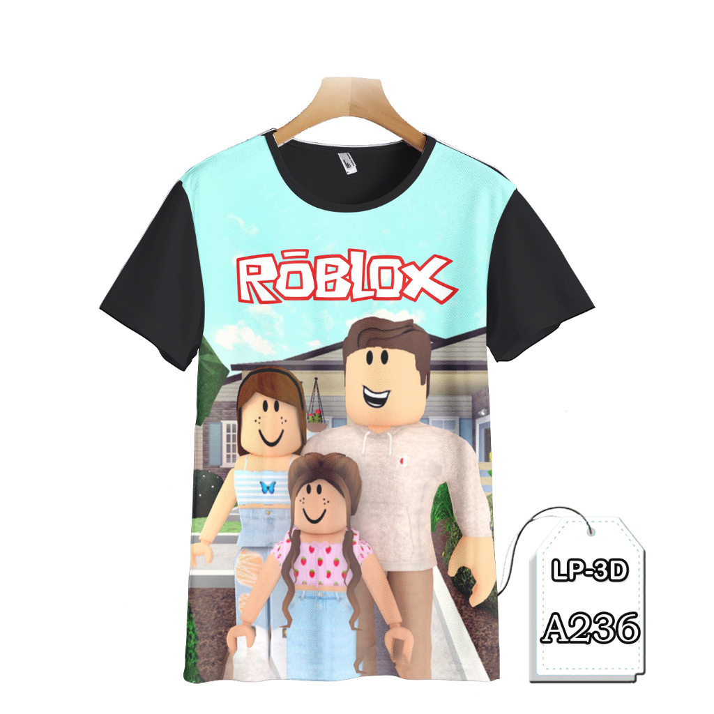 Jual Baju Roblox Anak dan Dewasa Printing 3D Baju Couple Roblox Game ...